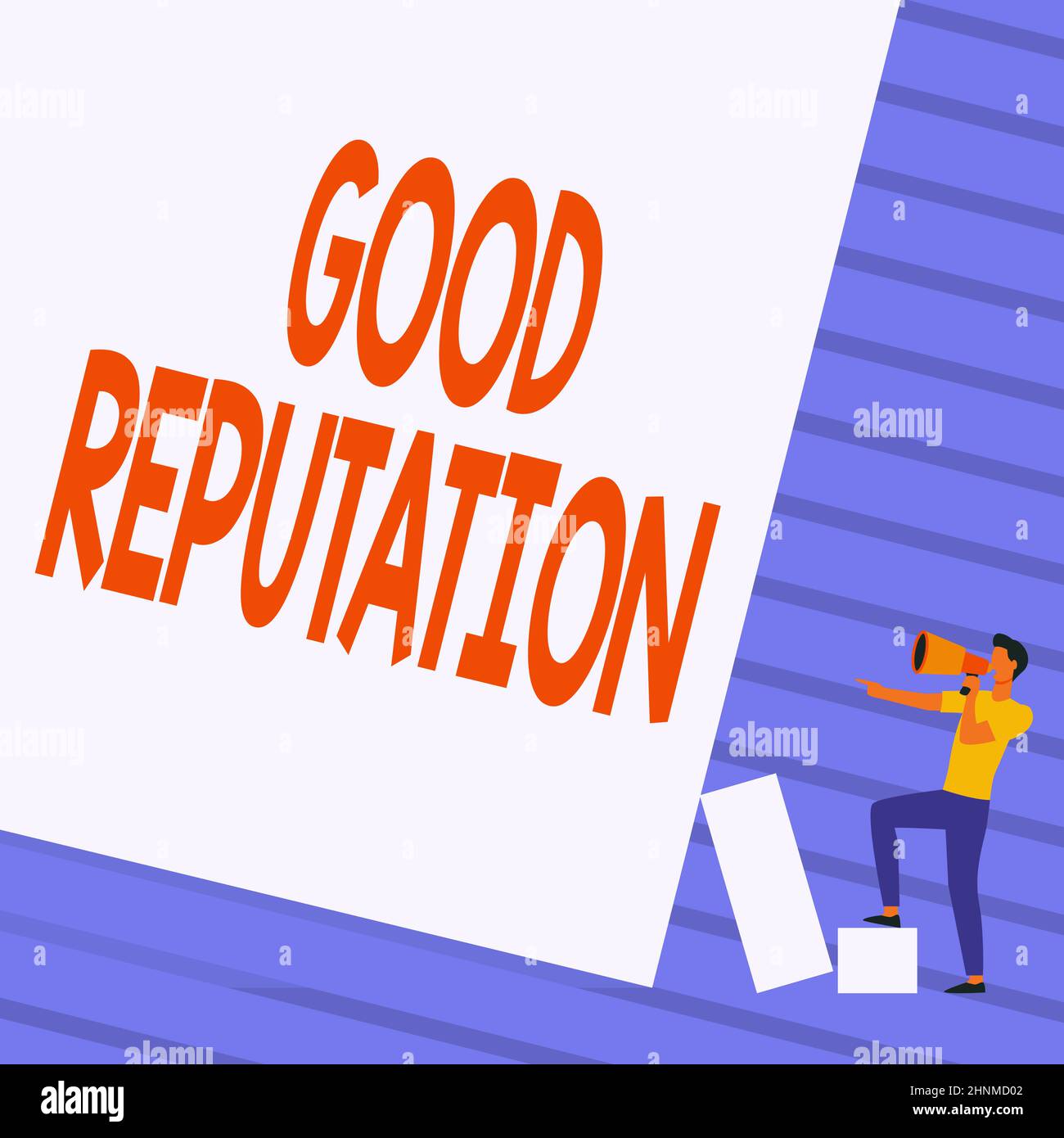 Inspiration showing sign Good Reputation, Word Written on customer lays ...