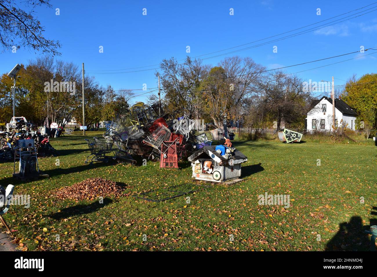 The Heidelberg Project on Heidelberg St, created by Tyree Guyton ...