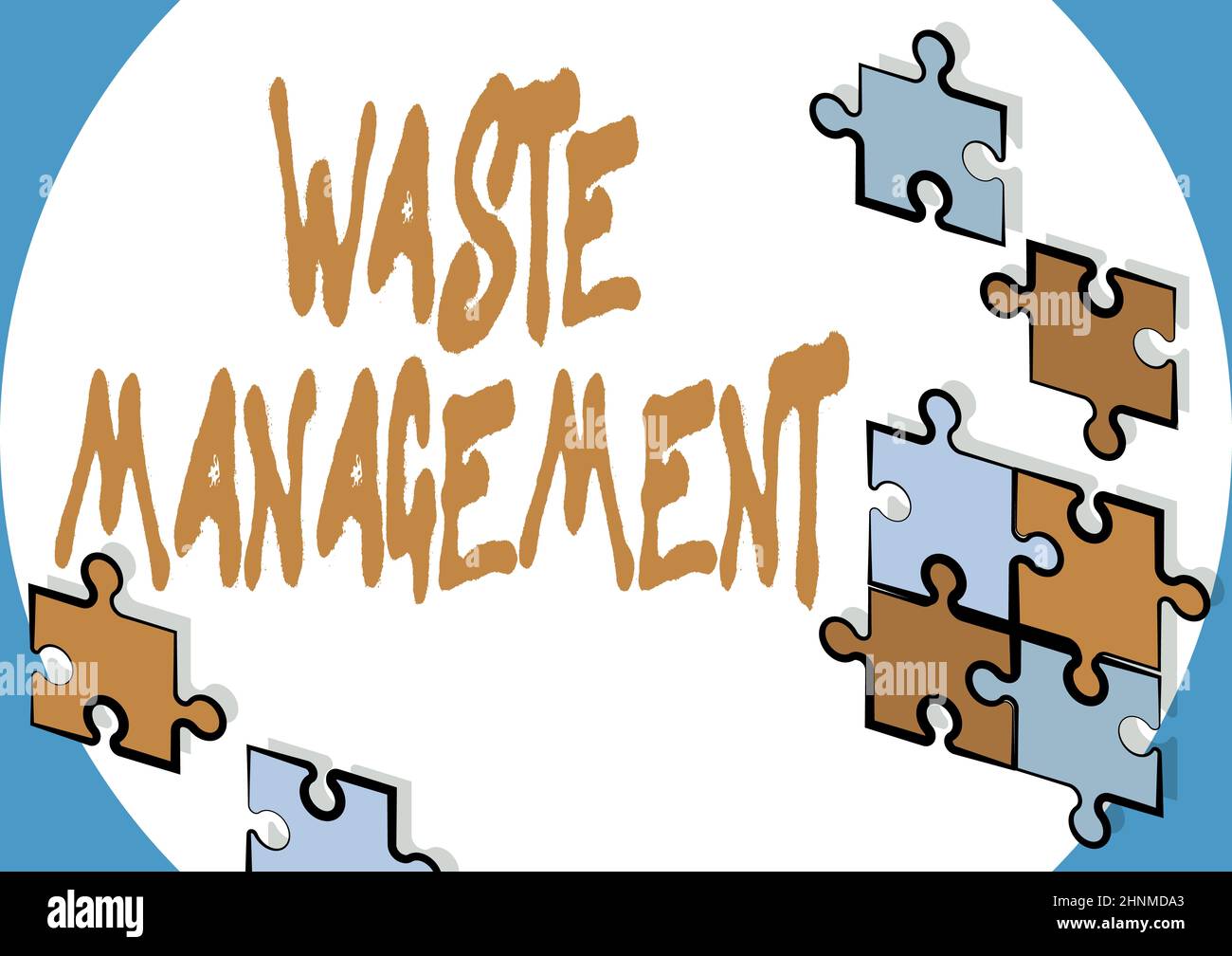 Text sign showing Waste Management, Word for actions required manage ...