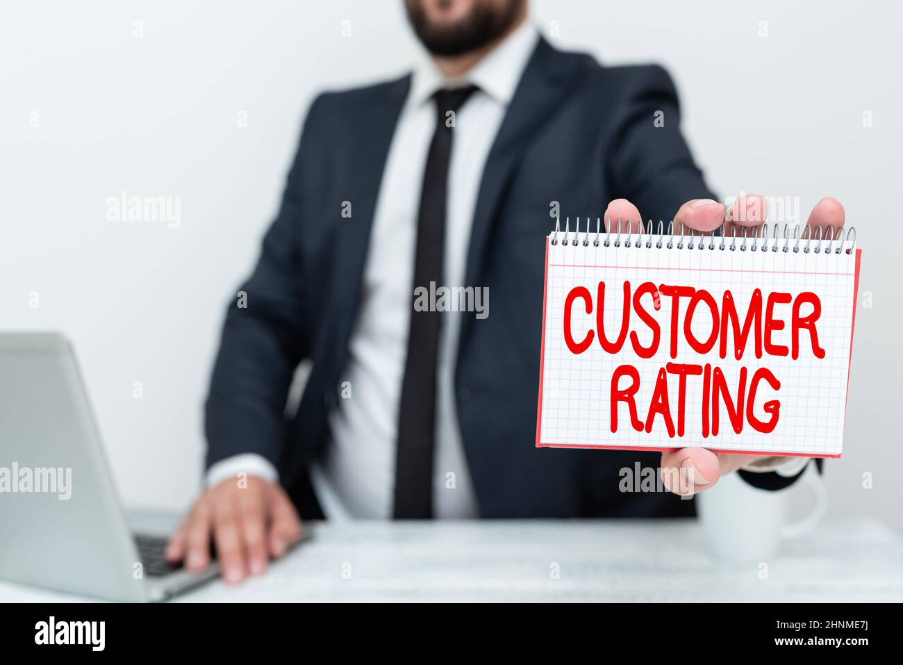 Inspiration Showing Sign Customer Rating Internet Concept Each Point