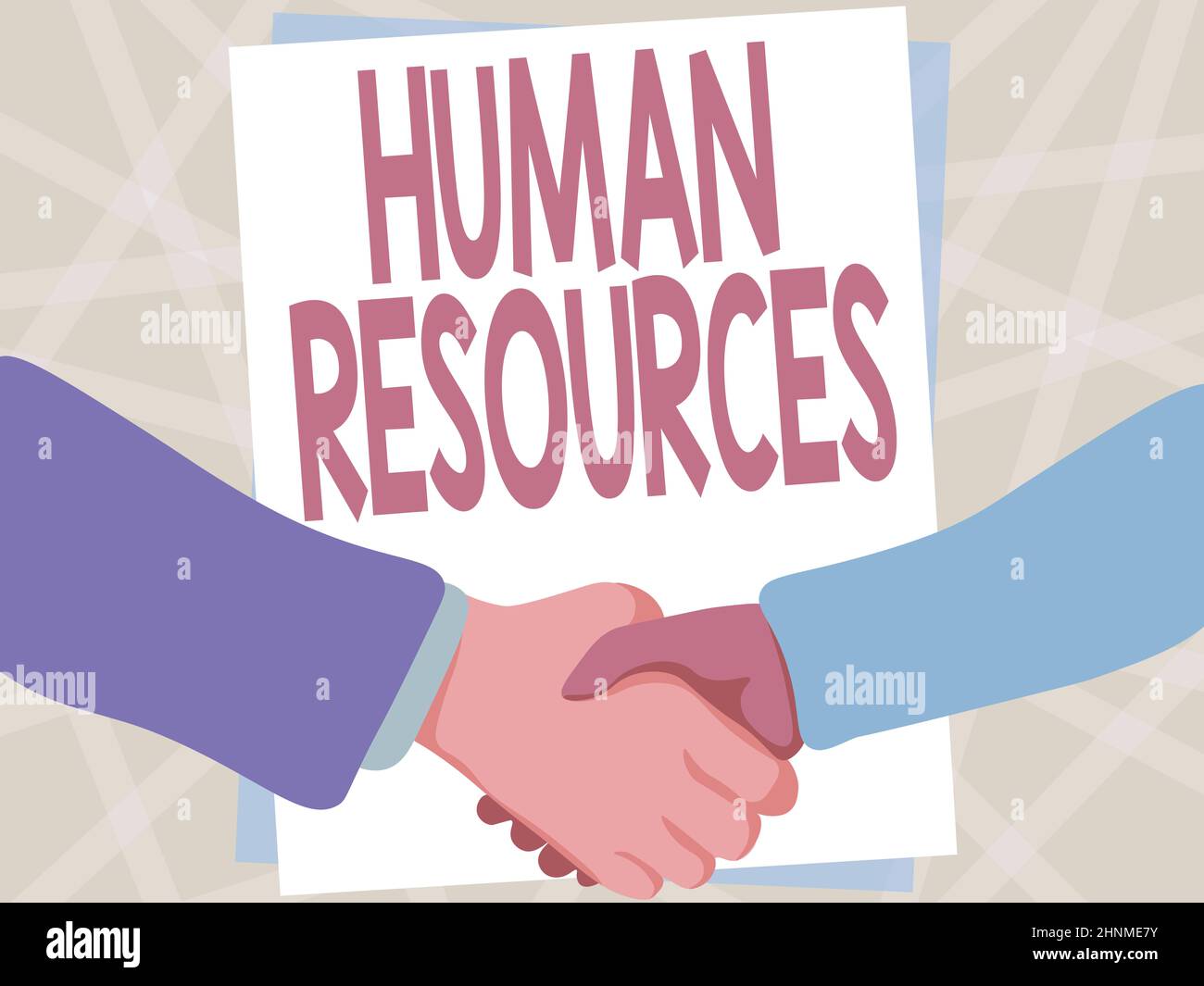 Sign displaying Human Resources, Concept meaning The showing who make ...