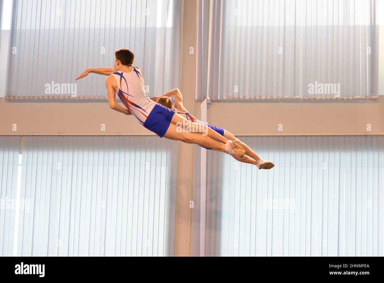 Teamwork synchronized hi-res stock photography and images - Alamy