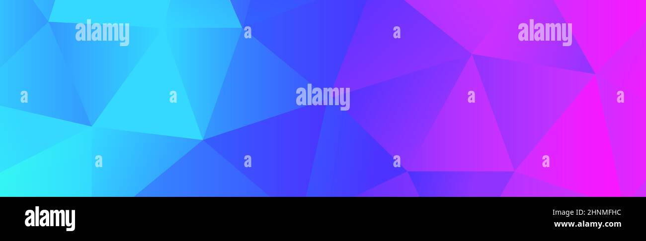 Abstract blue gradient triangles of different sizes - Vector ...