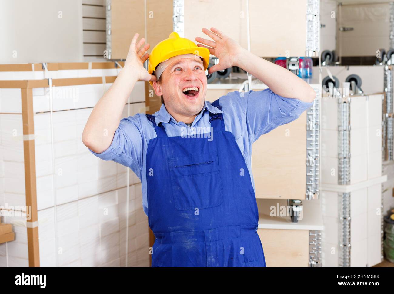 Perplexed worker hi-res stock photography and images - Alamy