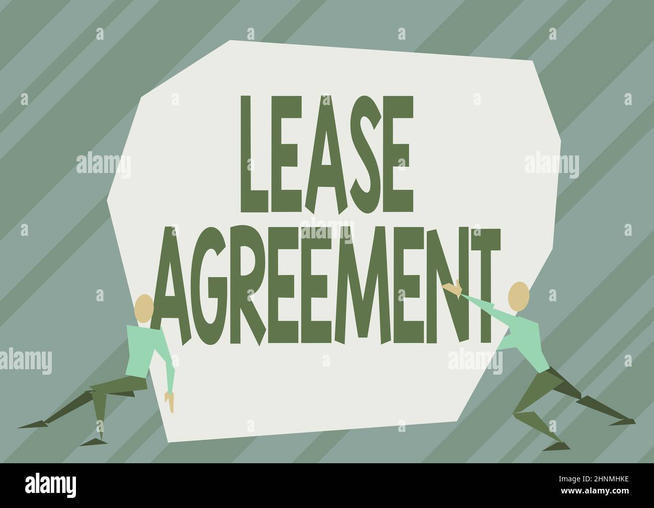 Inspiration showing sign Lease Agreement, Business showcase Contract on ...