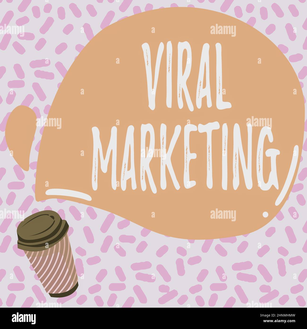 Conceptual caption Viral Marketing, Business concept spreading ...