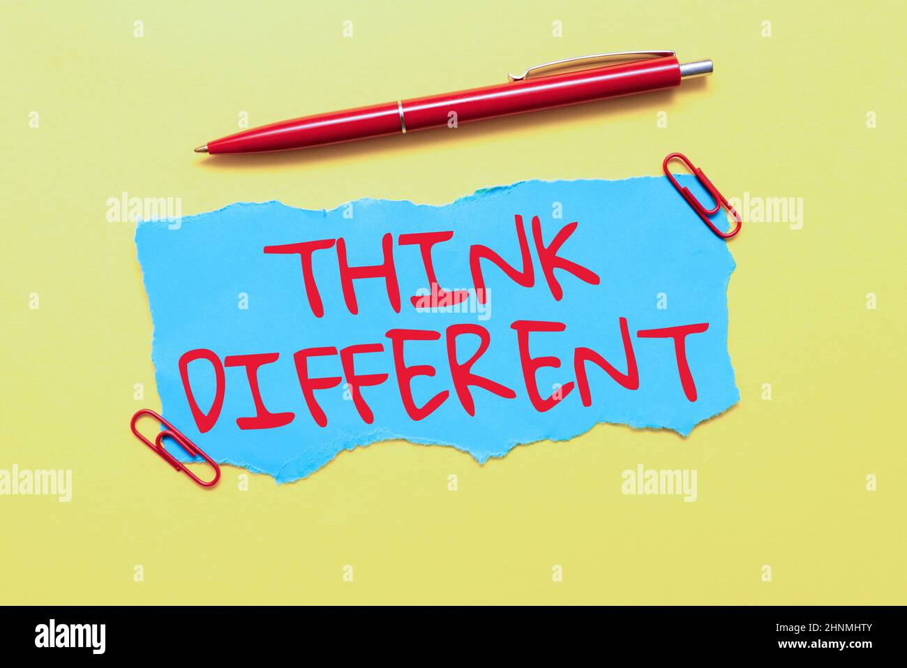 Sign displaying Think Different, Business approach be unique with your ... Sign displaying Think Different, Business approach be unique with your ...