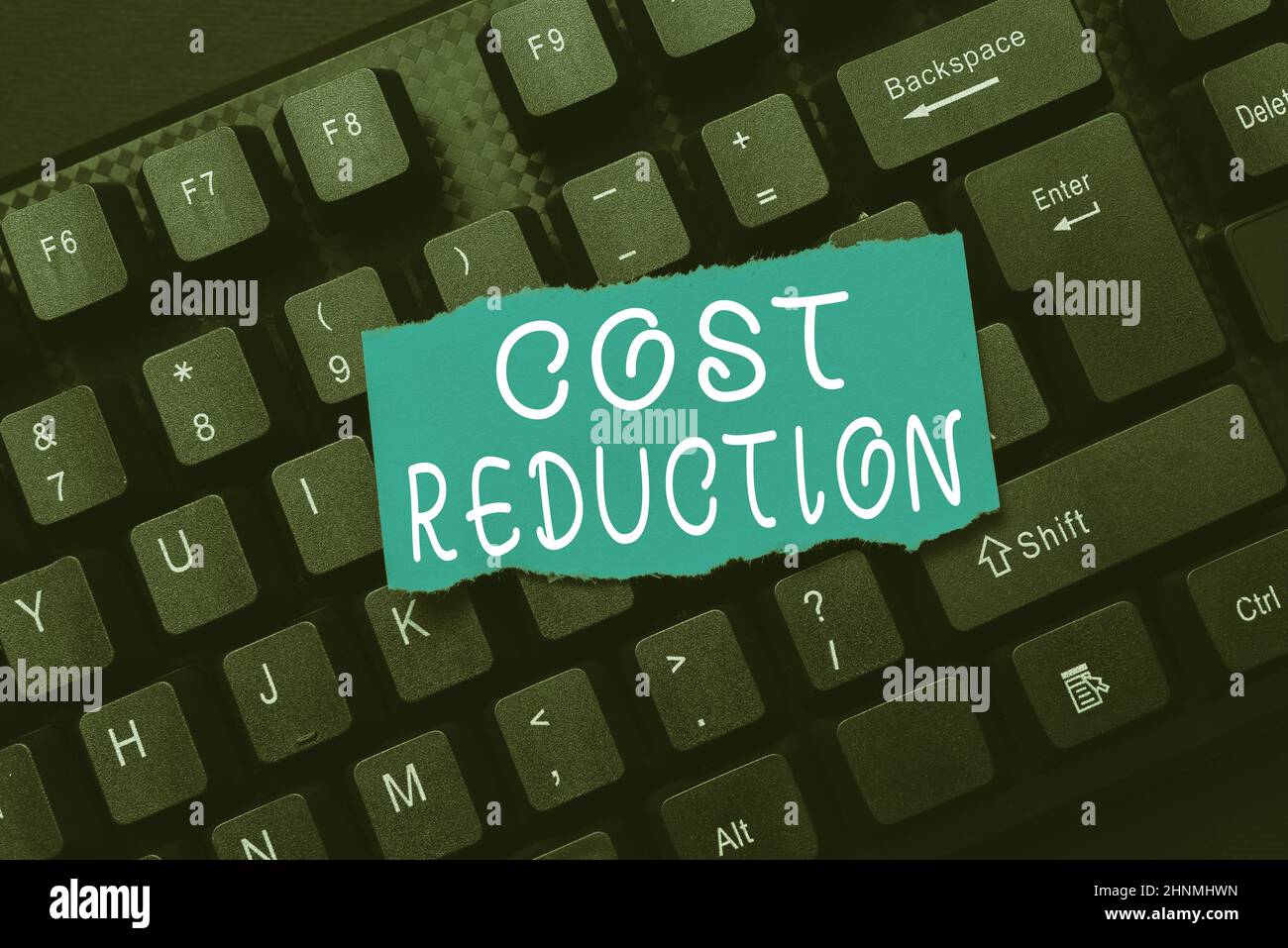 Text sign showing Cost Reduction, Business overview process of finding ...