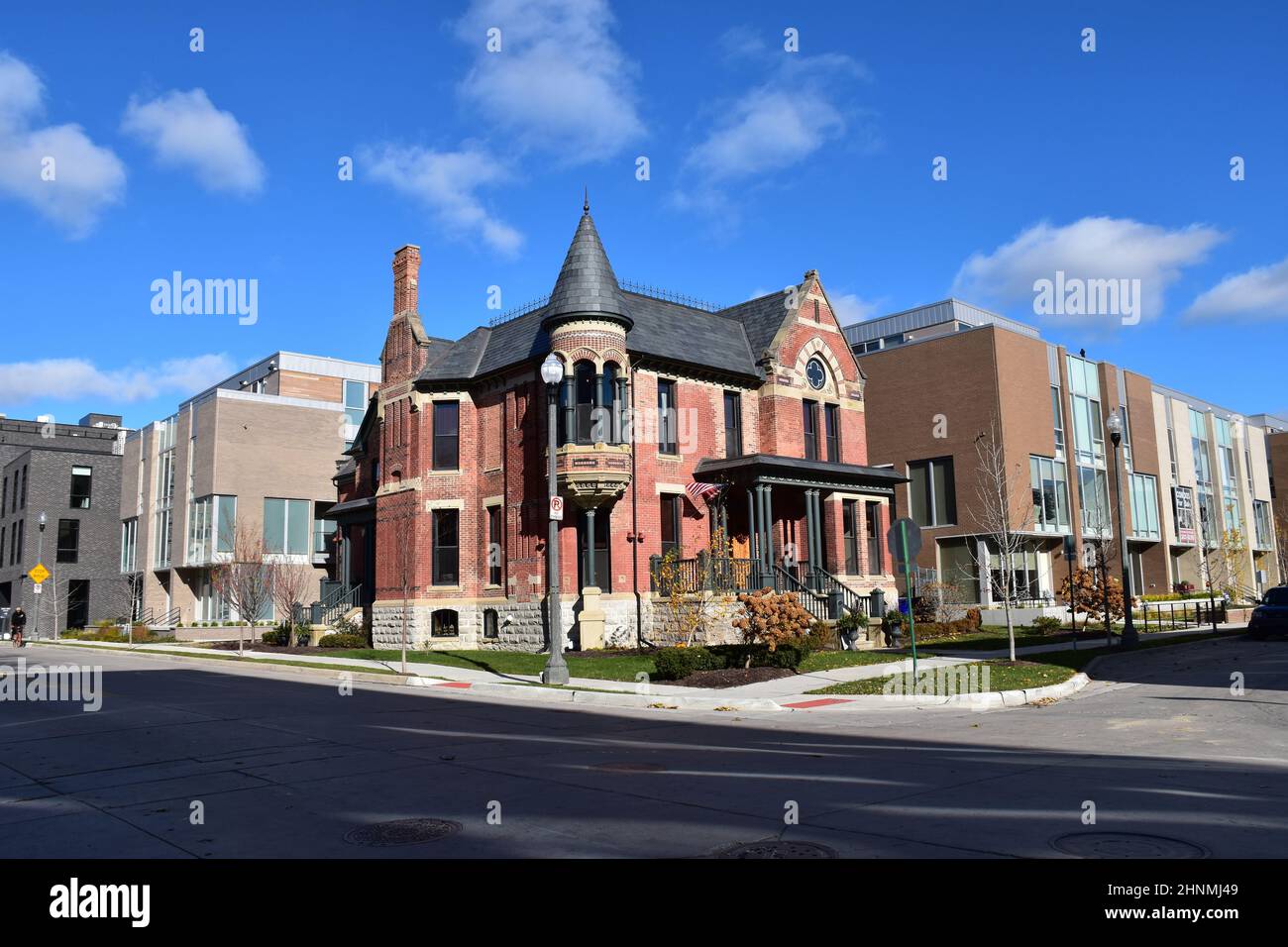 The 1870s Ransom Gillis House after a full rehab in Brush Park, Detroit ...
