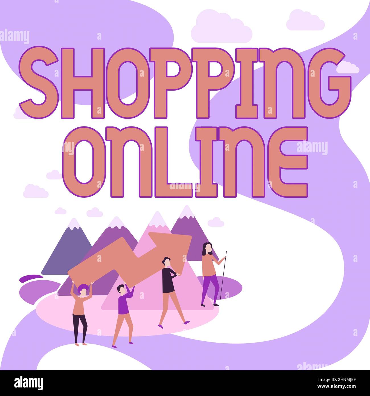 Text showing inspiration Shopping Online, Concept meaning buying you ...