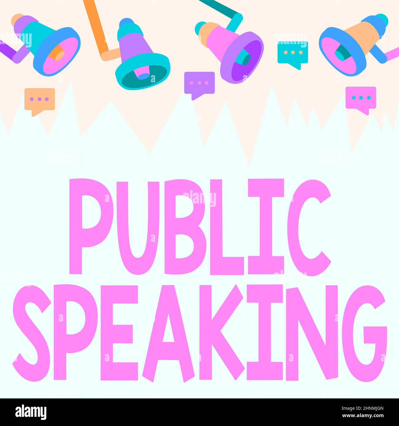 Writing displaying text Public Speaking, Internet Concept talking ...