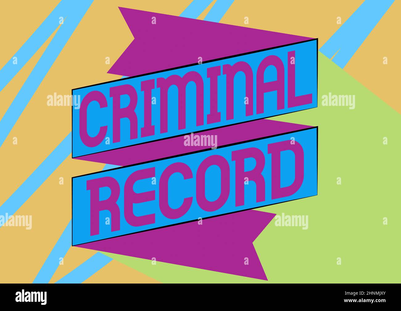 Writing displaying text Criminal Record, Business approach profile of a ...