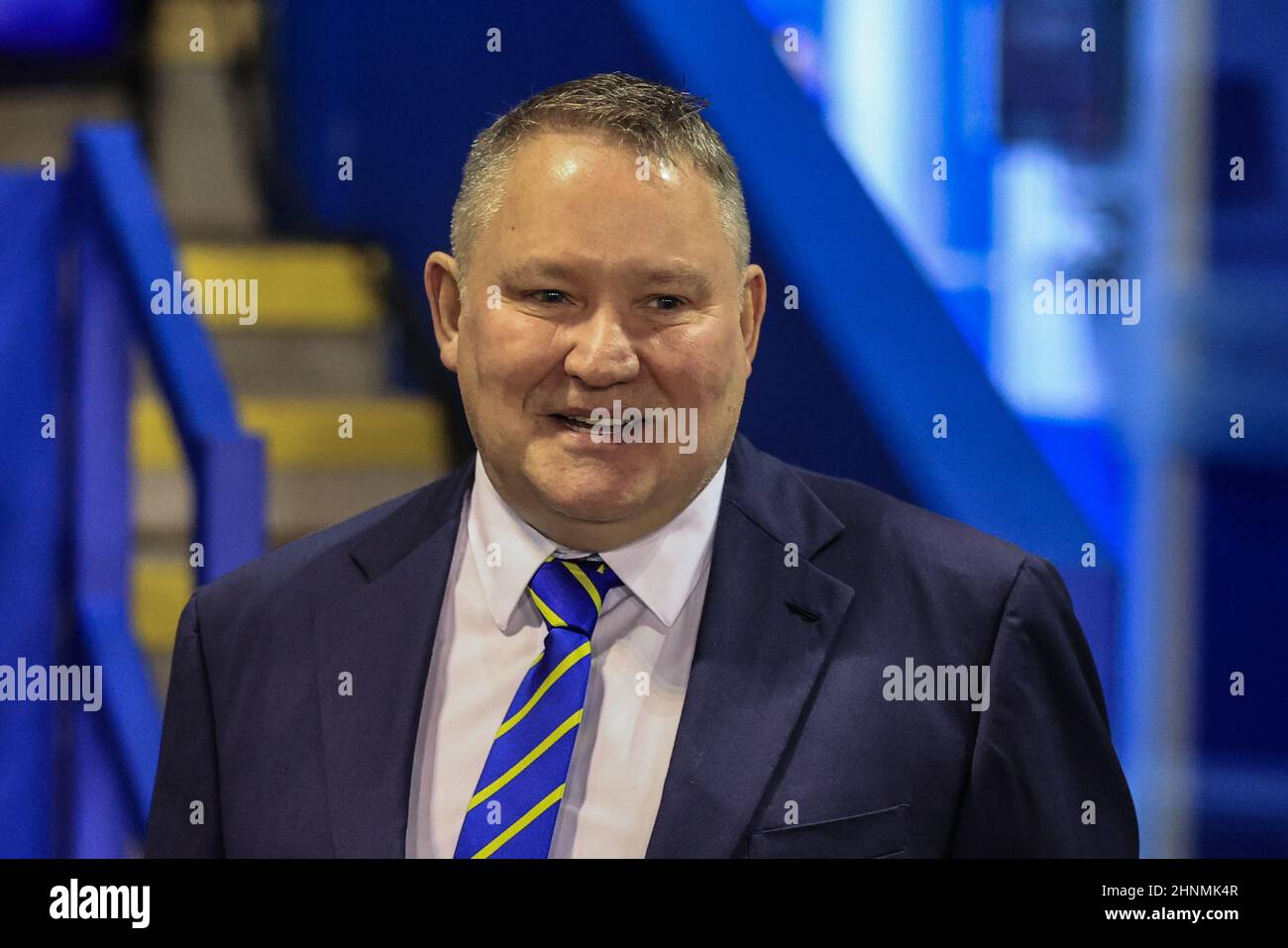 Warrington Wolves chairman Stuart Middleton is in attendance Stock ...