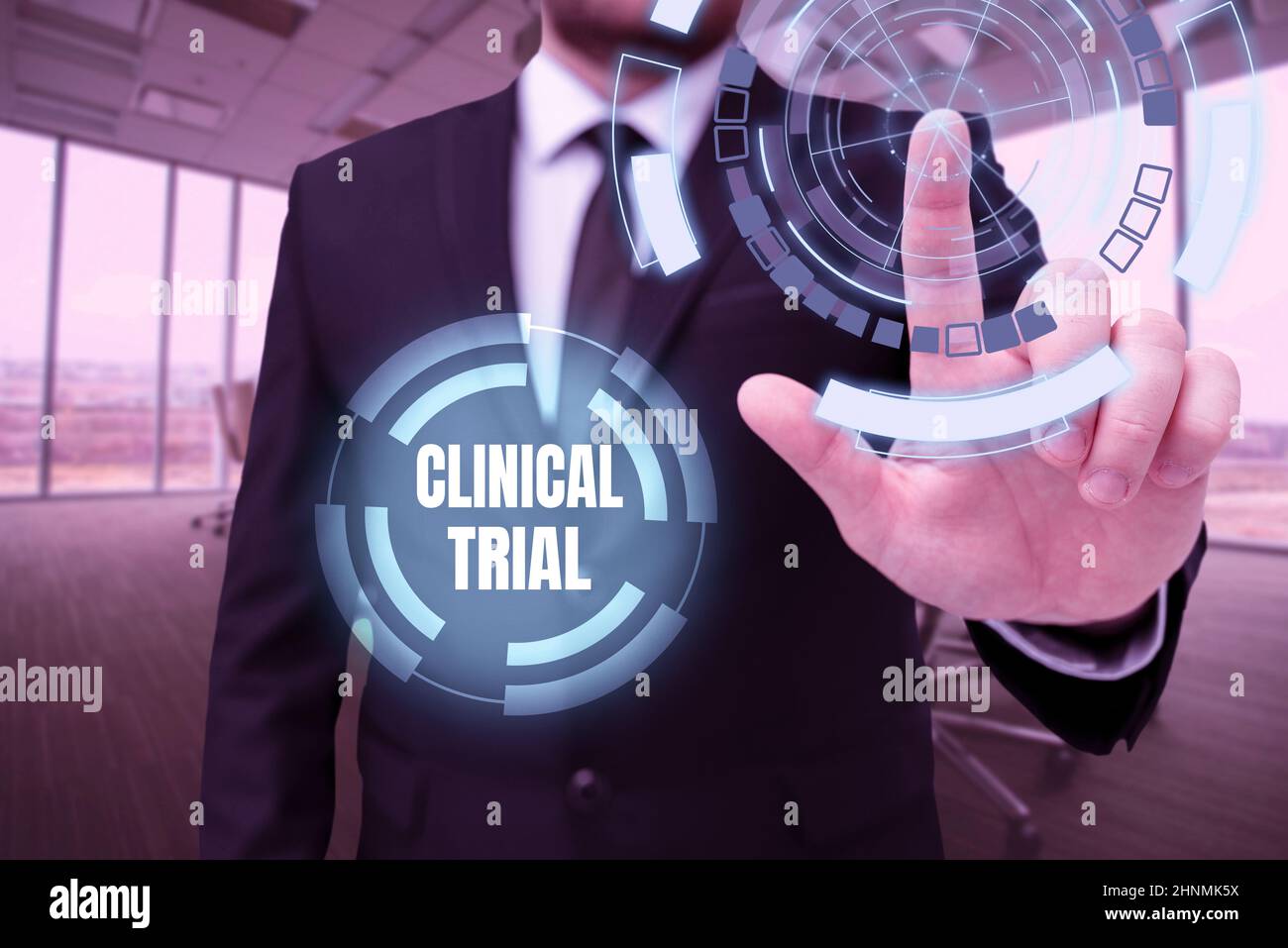 Text showing inspiration Clinical Trial, Word for trials to evaluate ...