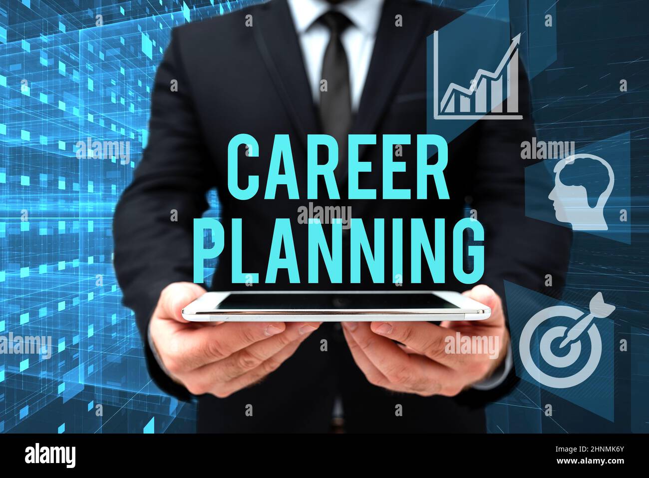 Conceptual caption Career Planning, Business approach A list of goals ...