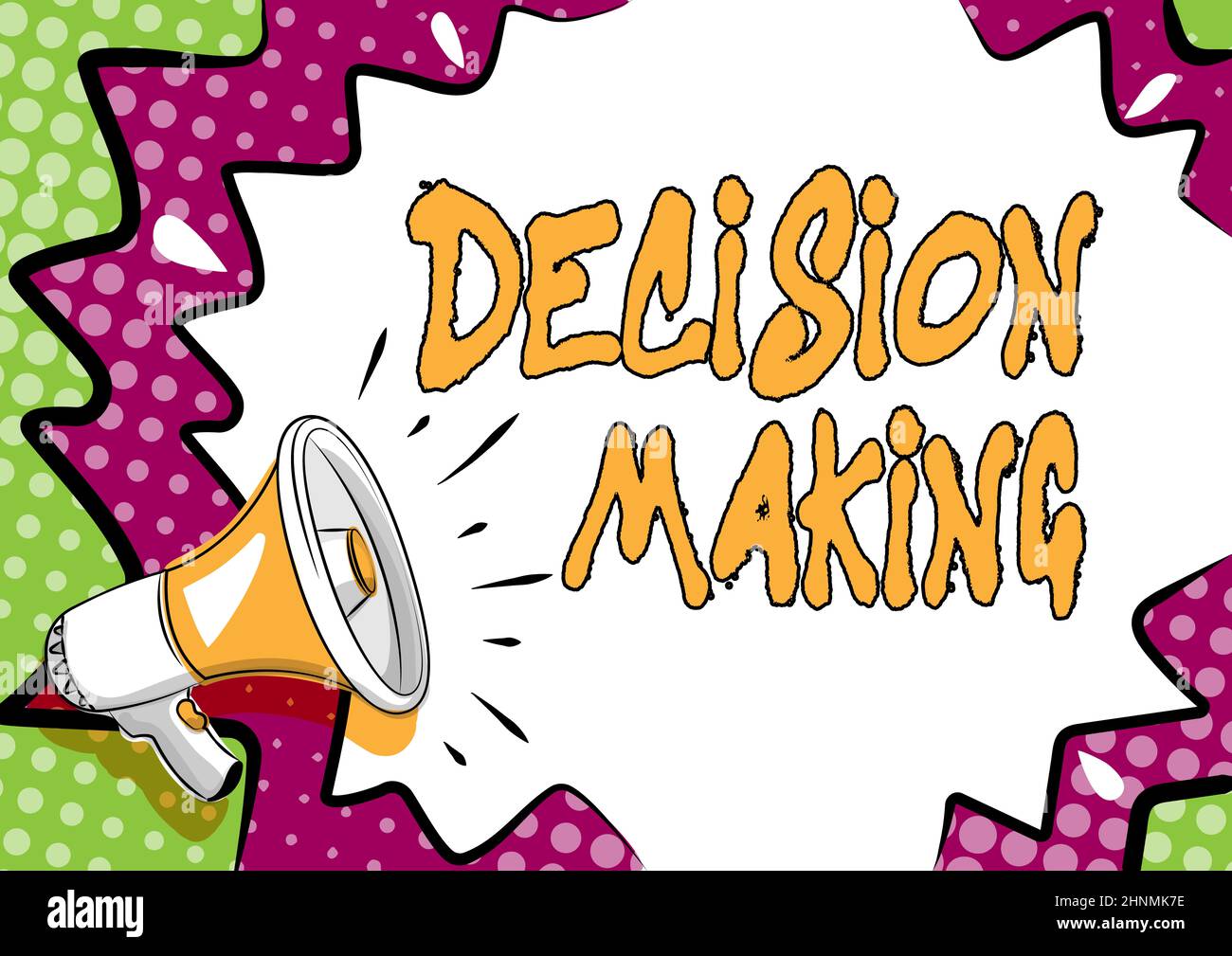 Conceptual display Decision Making, Business idea The act of deciding ...