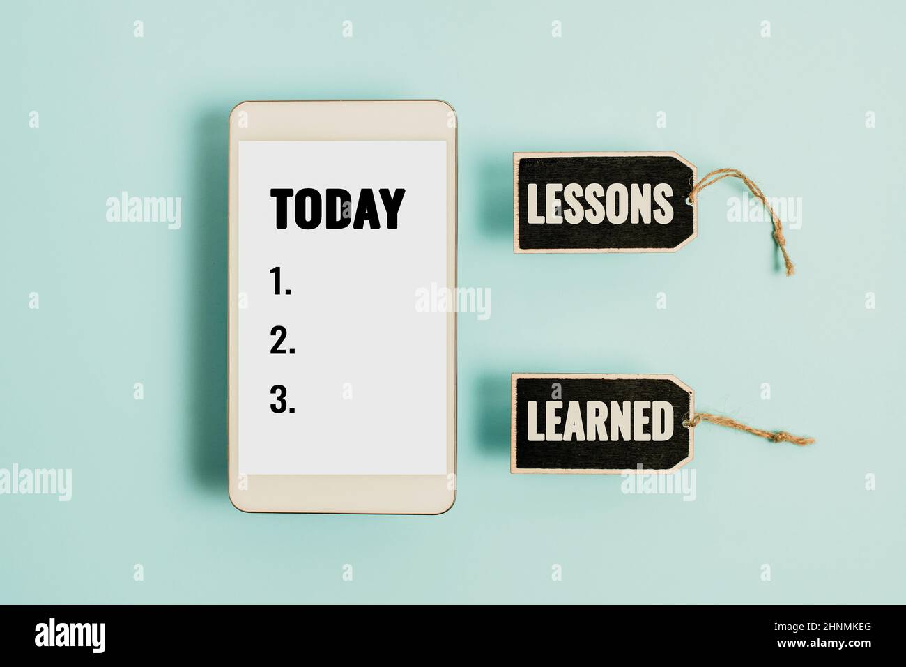 Conceptual display Lessons Learned, Business showcase information ...