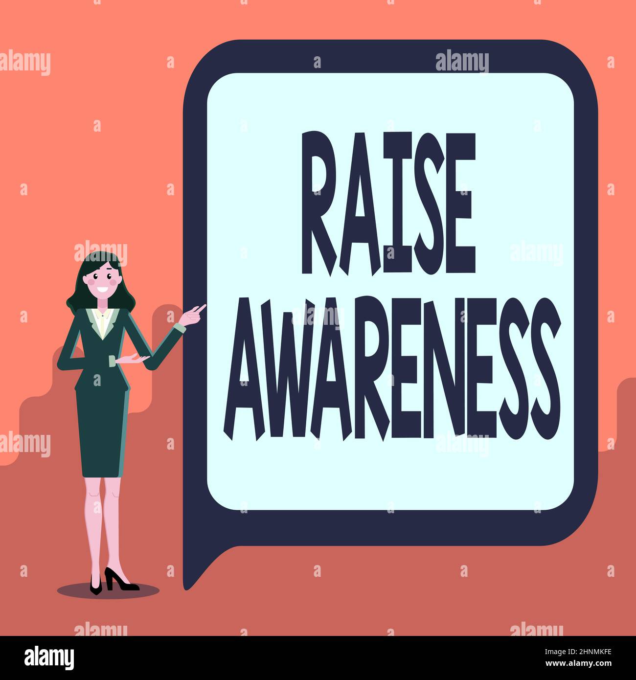 Sign displaying Raise Awareness, Conceptual photo creating a specific ...