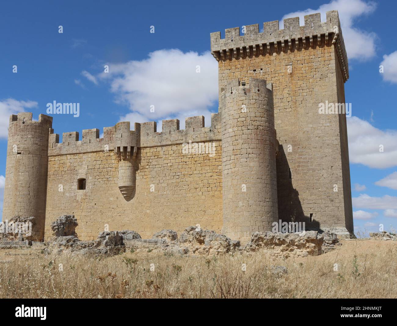 beautiful castle old Spanish fortress fort big stone Stock Photo - Alamy