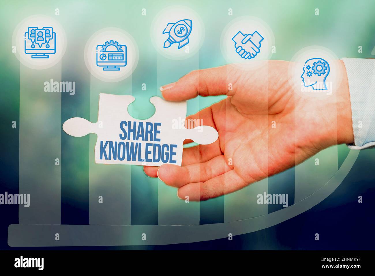 Hand writing sign Share Knowledge, Business showcase teaching others ...