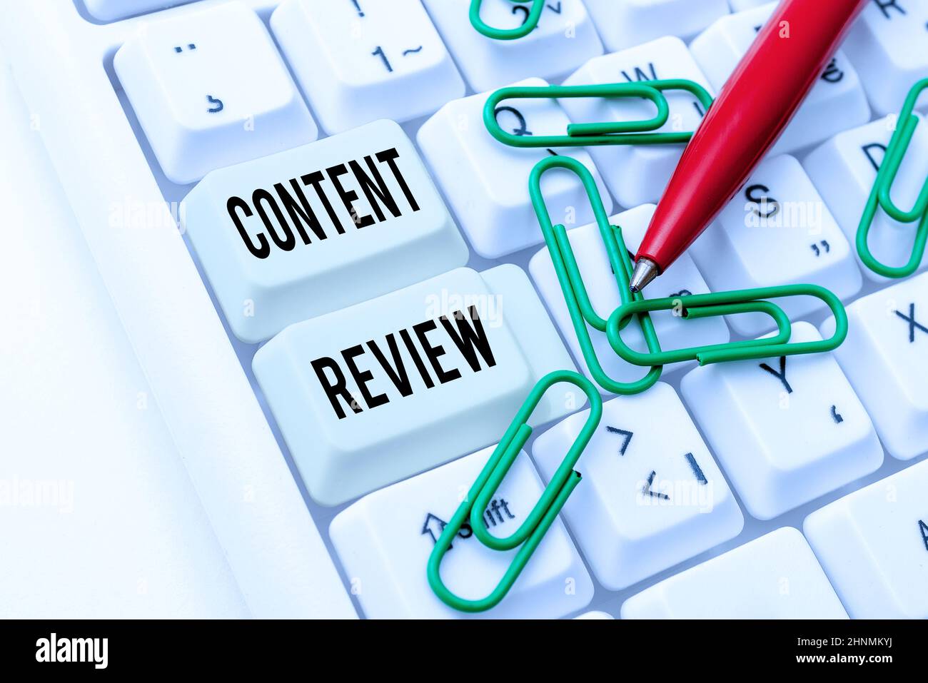 Hand writing sign Content Review, Business concept evaluate the ...