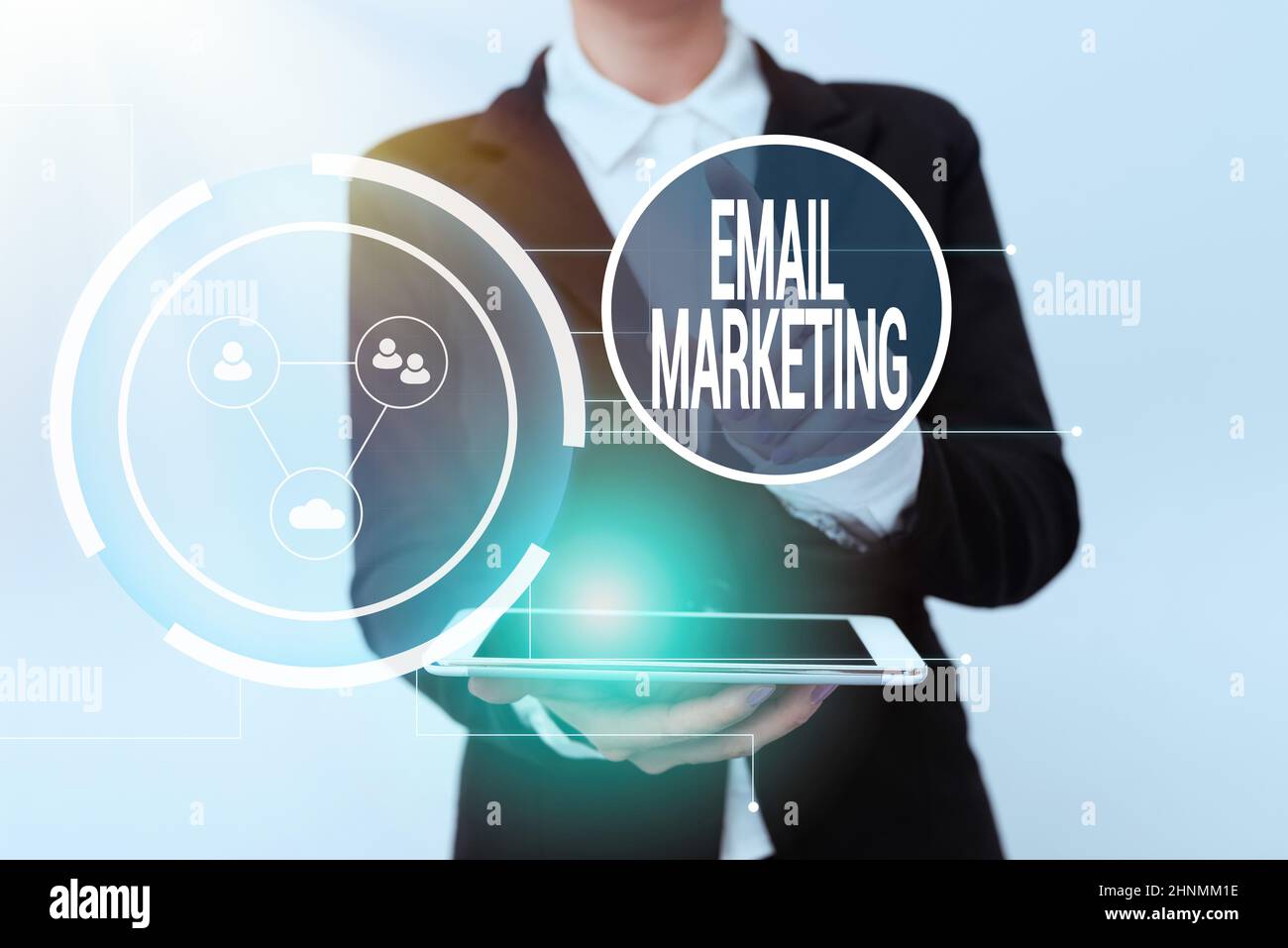 Conceptual display Email Marketing, Word for Sending a commercial ...