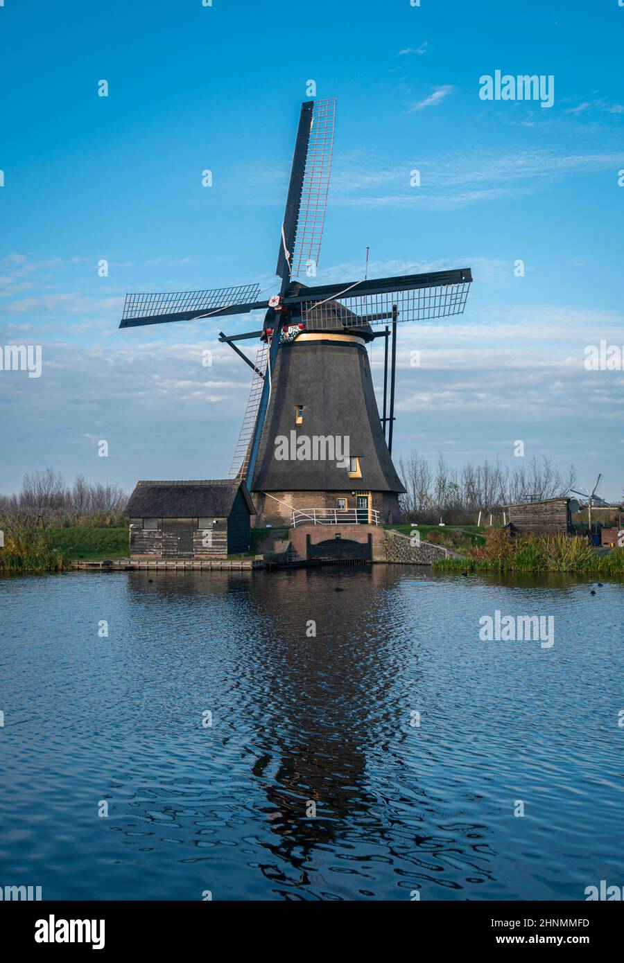 Ancient Windmill, Holland Stock Photo - Alamy