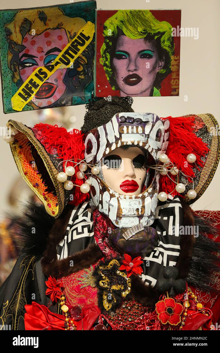 A collection of Daniel Lismore's sculpture at his Be Yourself, Everyone ...