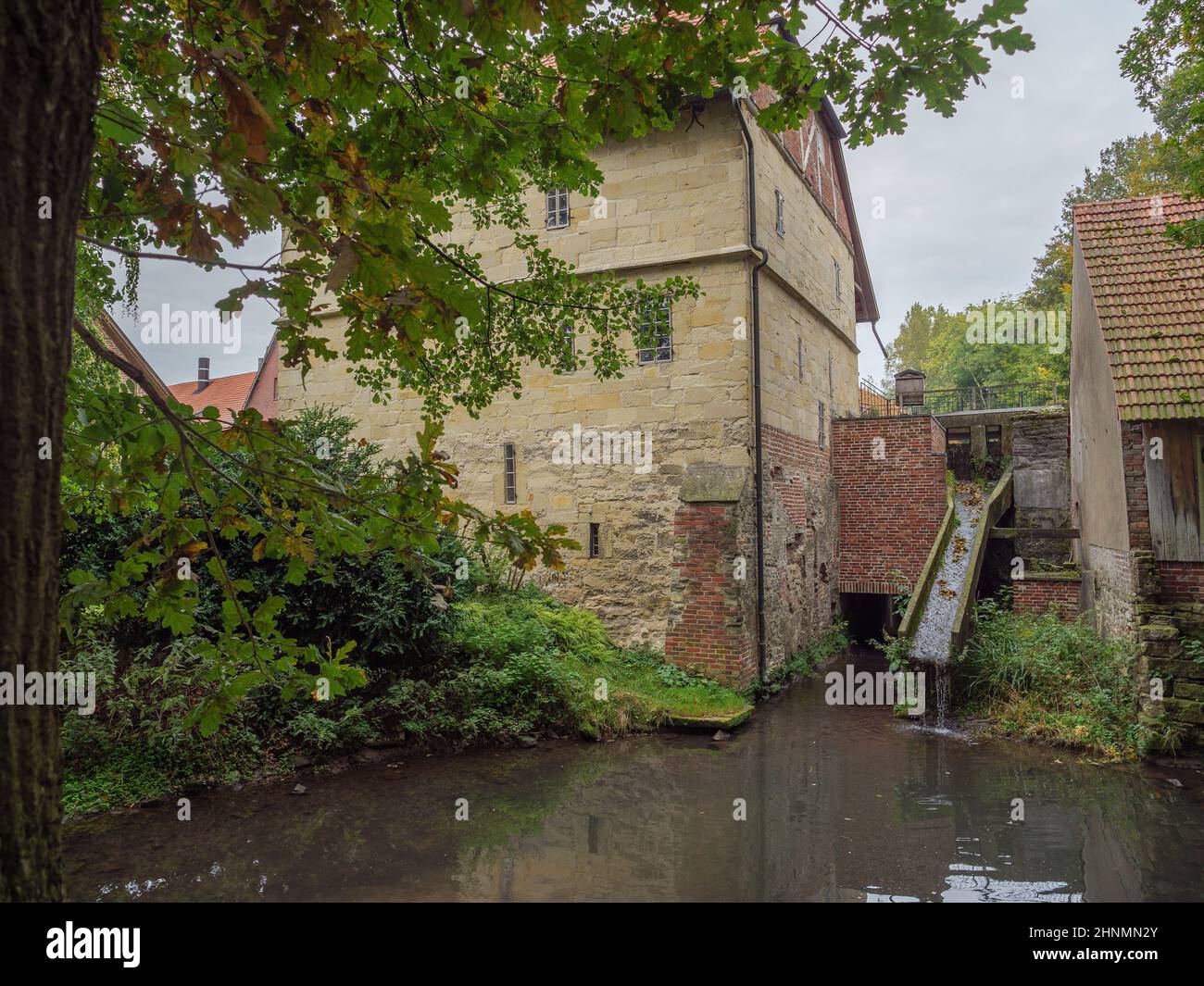 the old city of Nottuln in the german Baumberge Stock Photo - Alamy