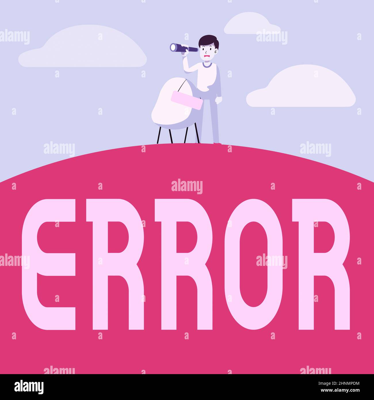 Conceptual caption Error, Internet Concept state or condition of being ...