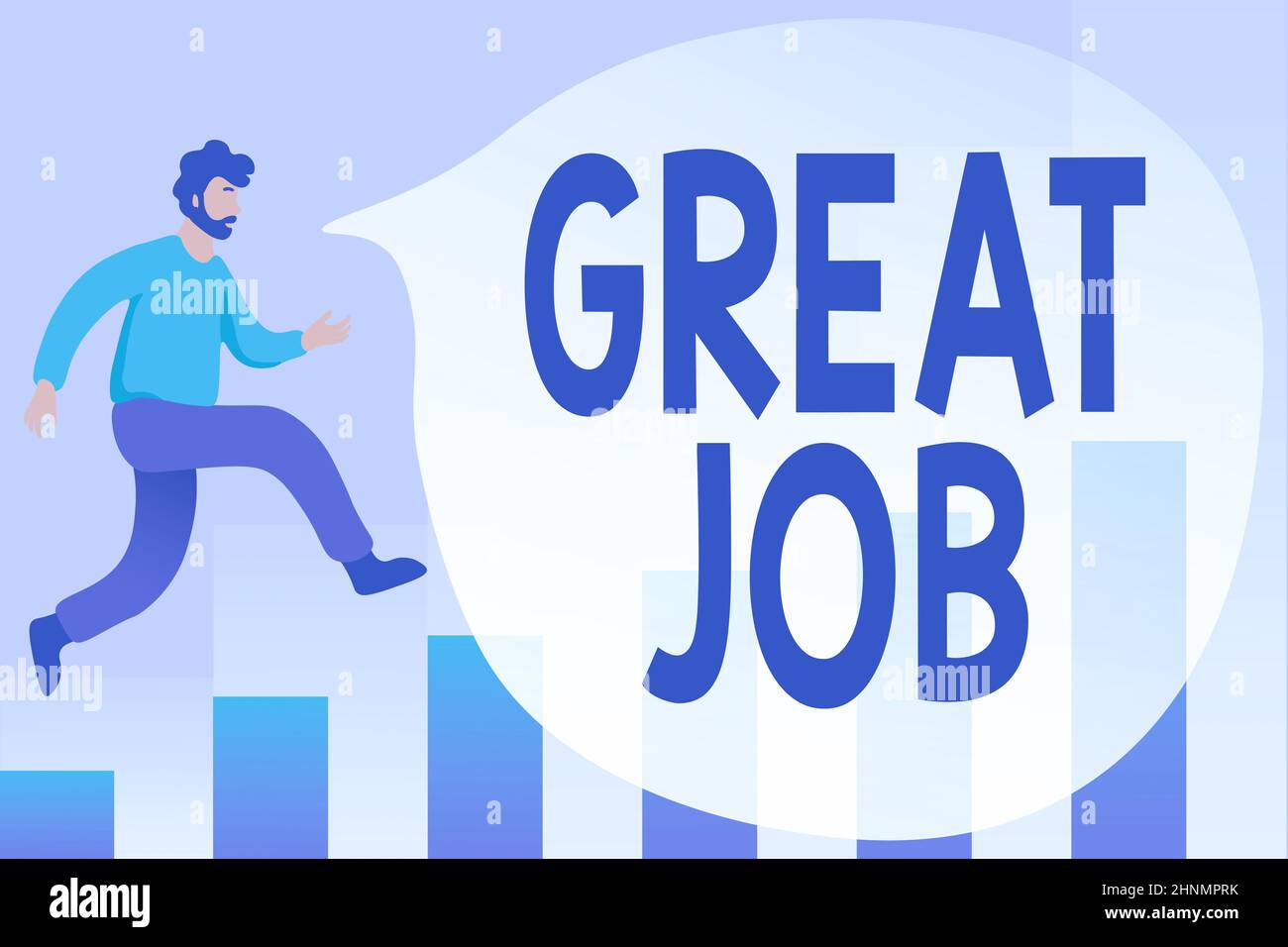 Text caption presenting Great Job, Business idea used praising someone ...