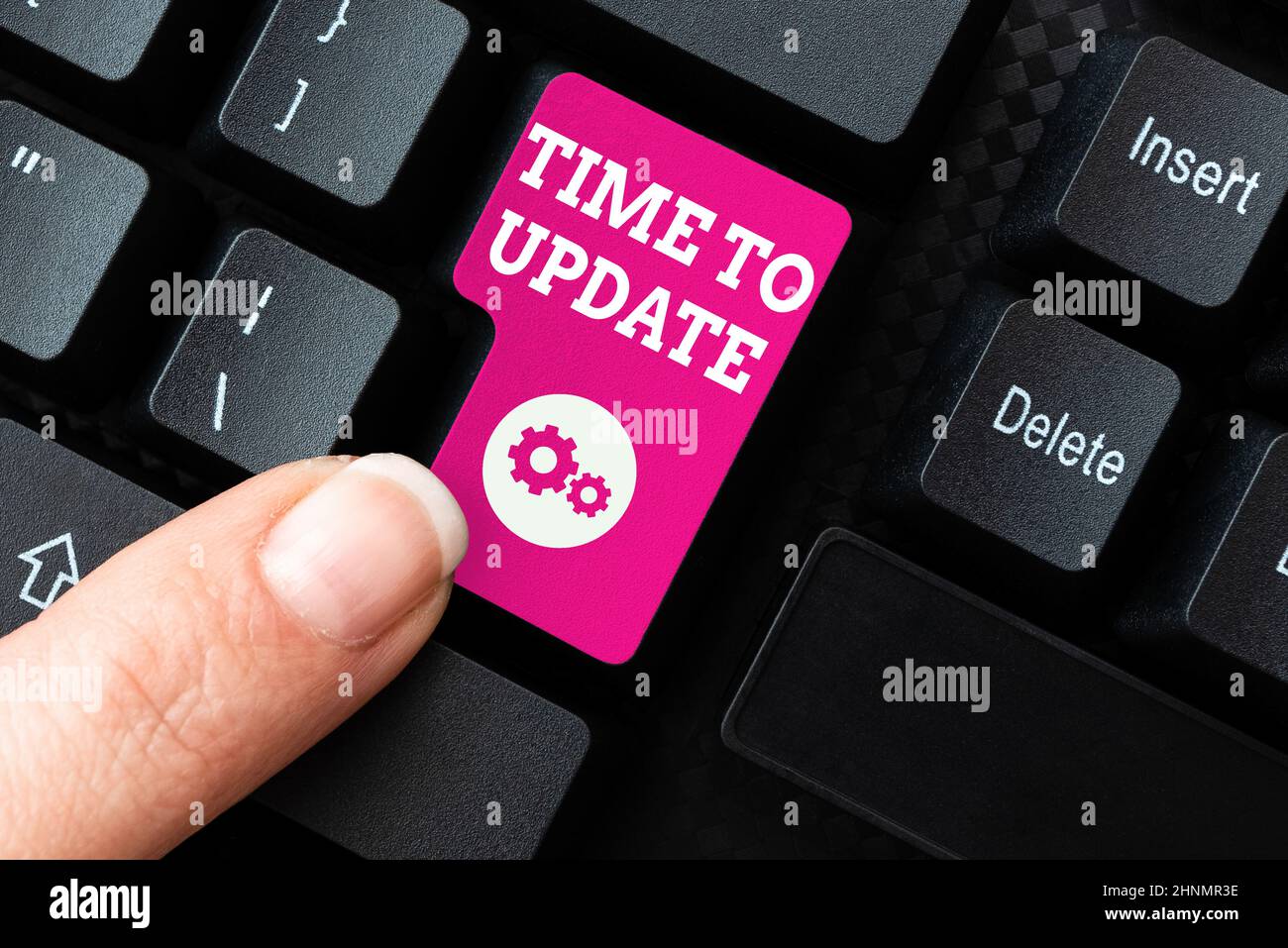 Text sign showing Time To Update, Internet Concept this right moment to ...