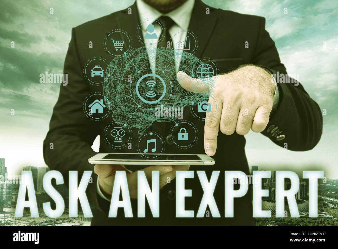 Text sign showing Ask An Expert, Word Written on confirmation that have ...