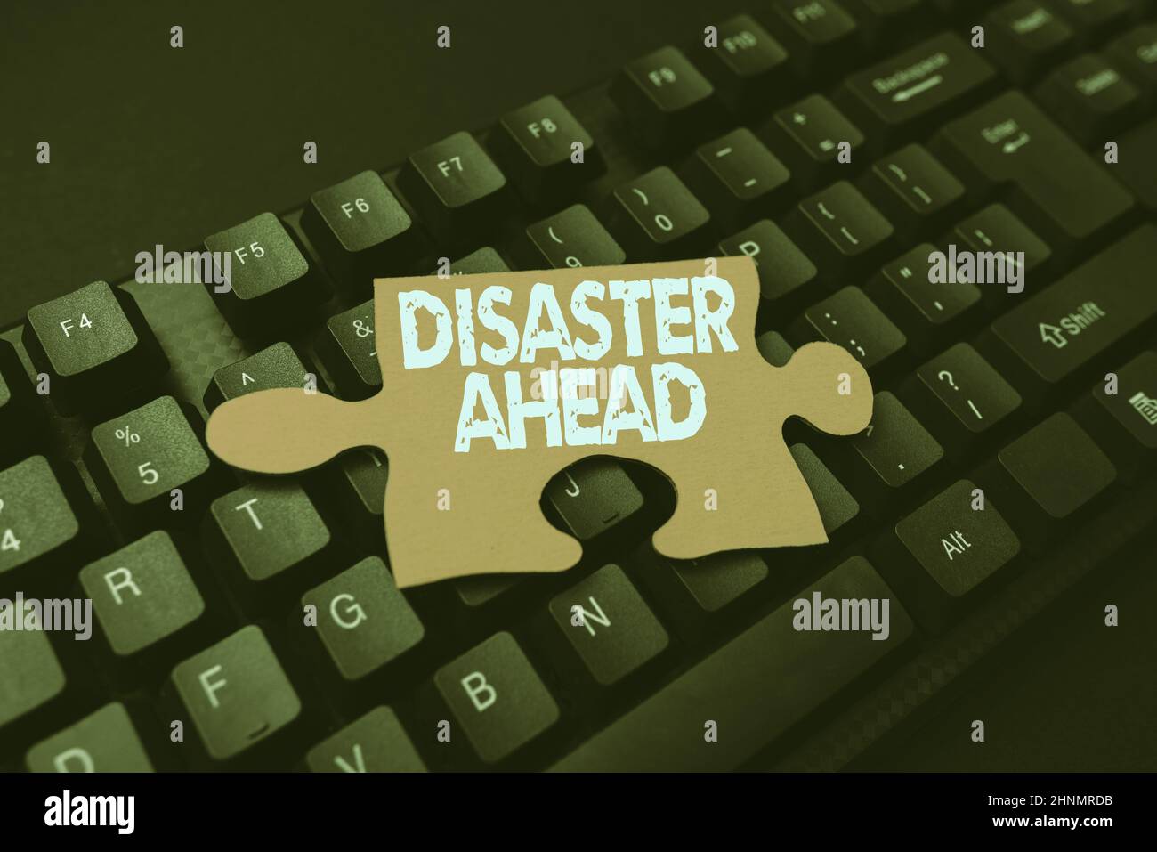 Text caption presenting Disaster Ahead, Business approach Contingency ... Text caption presenting Disaster Ahead, Business approach Contingency ...