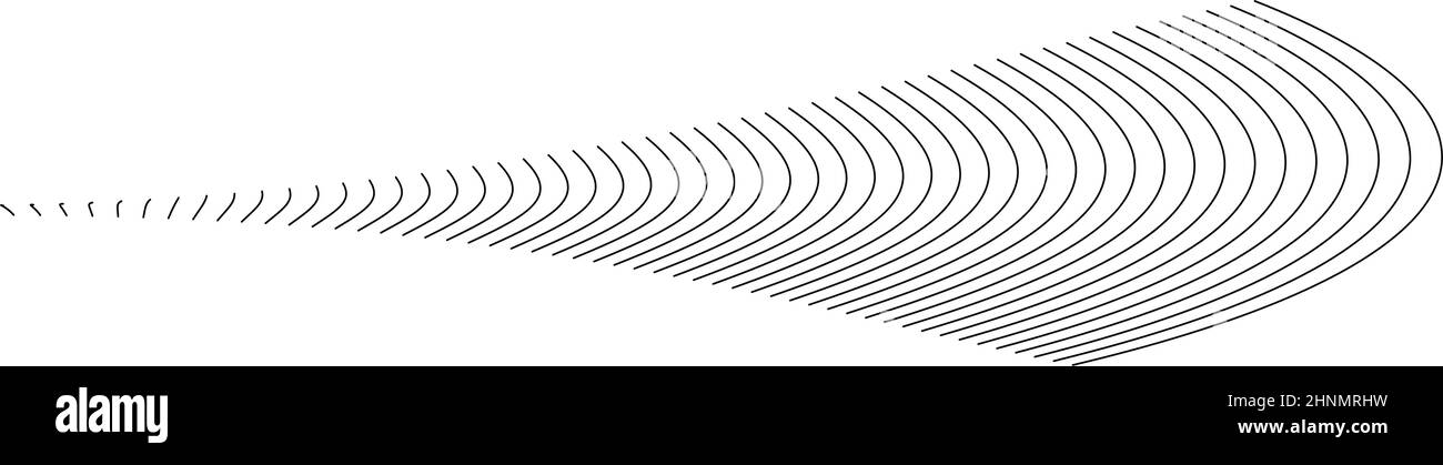 Wavy, waving curvy parallel lines. Undulate, squiggle stripes - stock ...