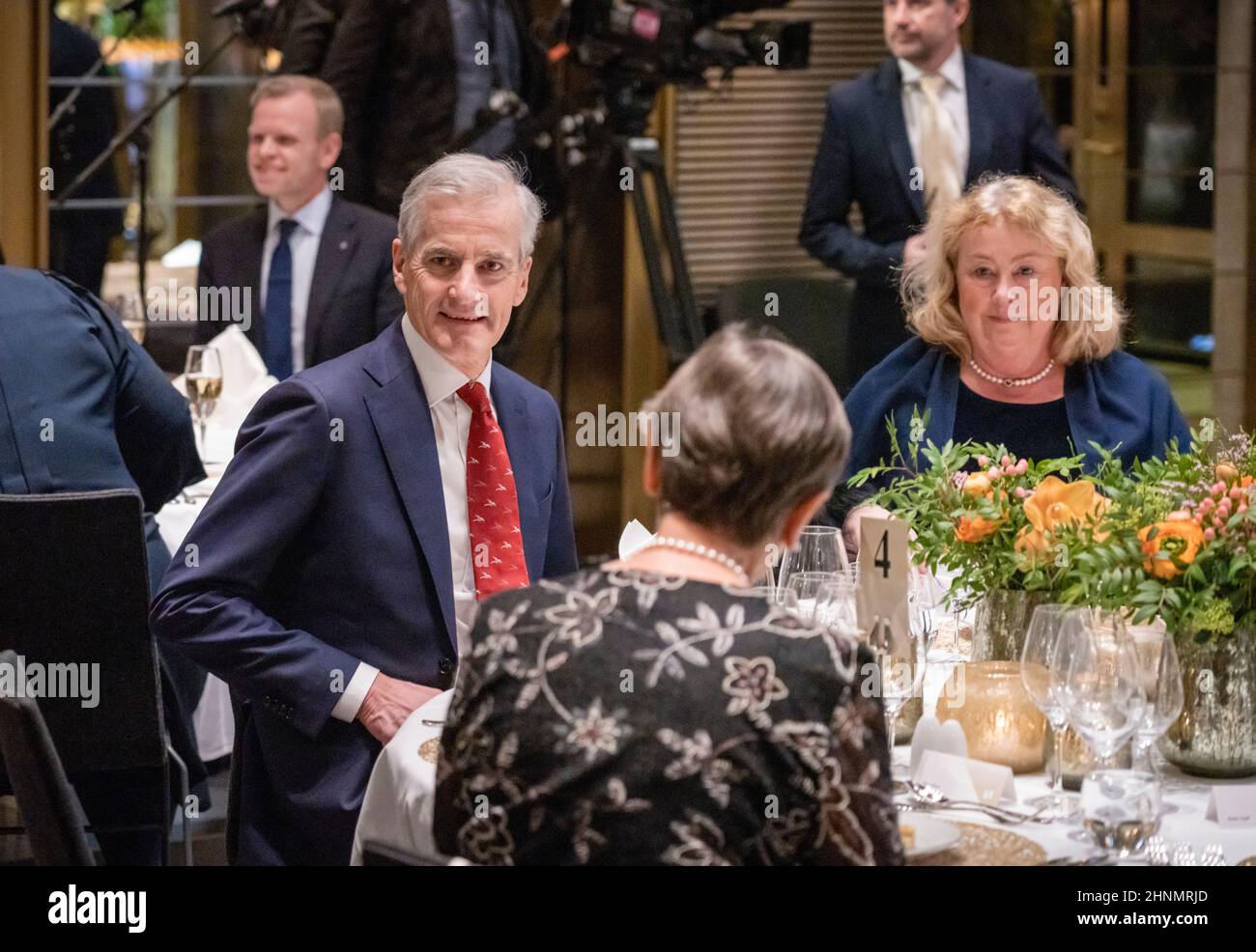 Oslo 20220217.Norway's Prime Minister Jonas Gahr Støre (Stoere) in the ...