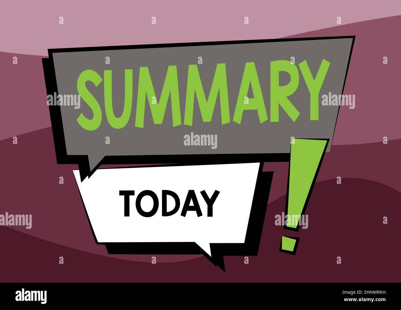 Conceptual caption Summary, Word Written on brief statement or account ...