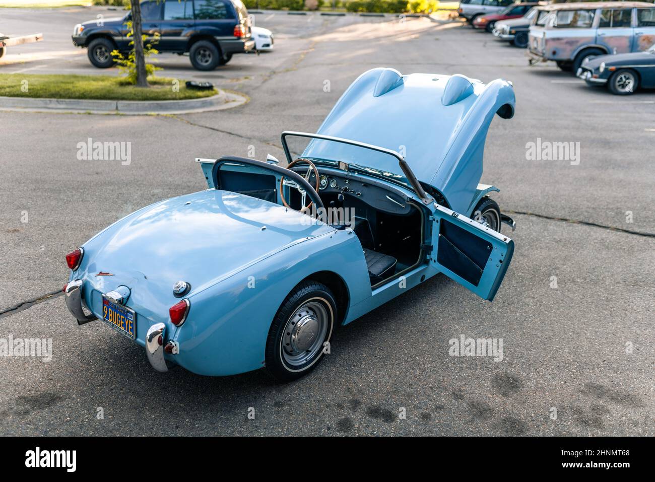 Classic rear engine british car hi-res stock photography and images - Alamy