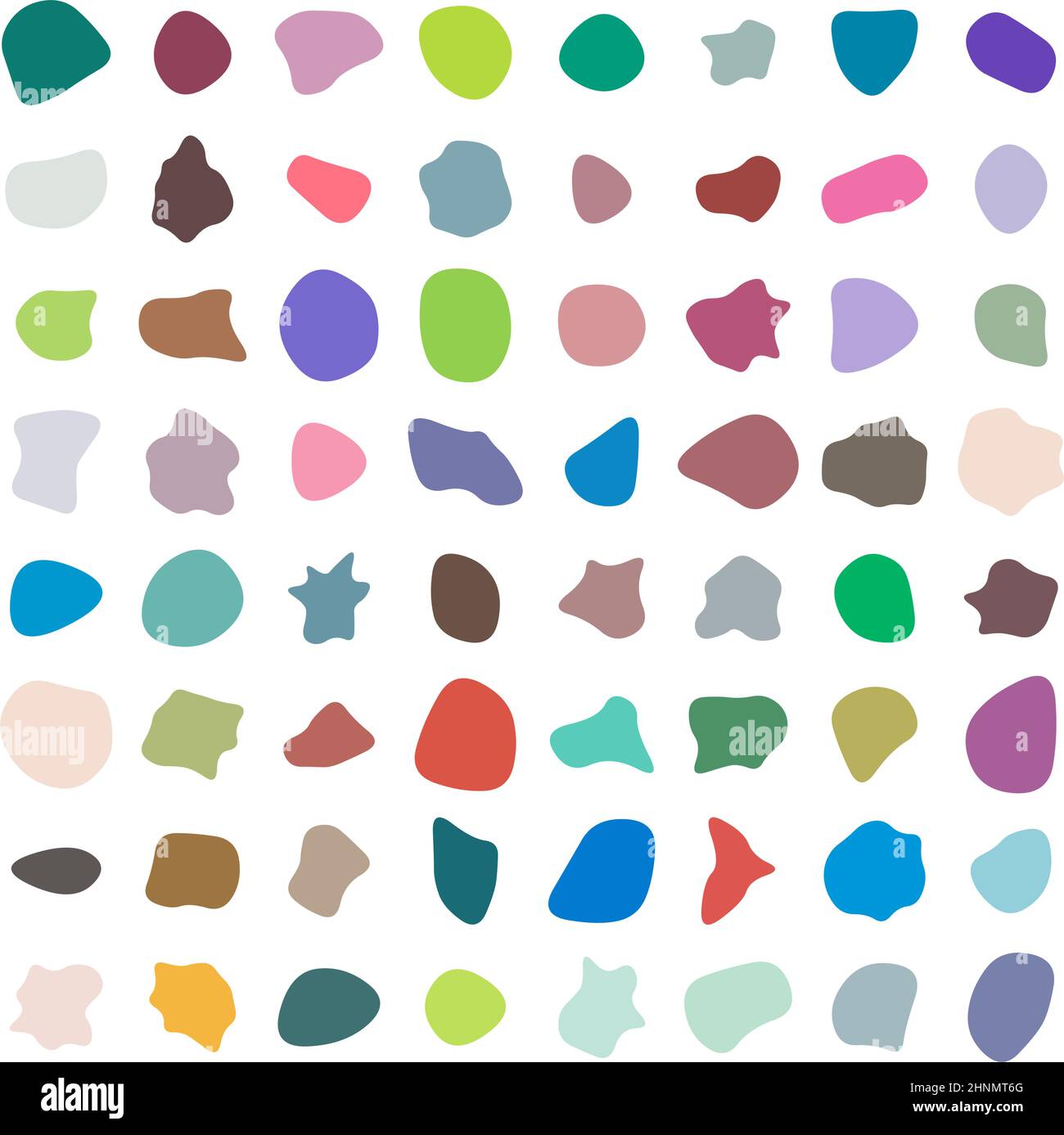 Random blotch, inkblot. Organic blob, blot. Speck shape.Splat, fleck ...