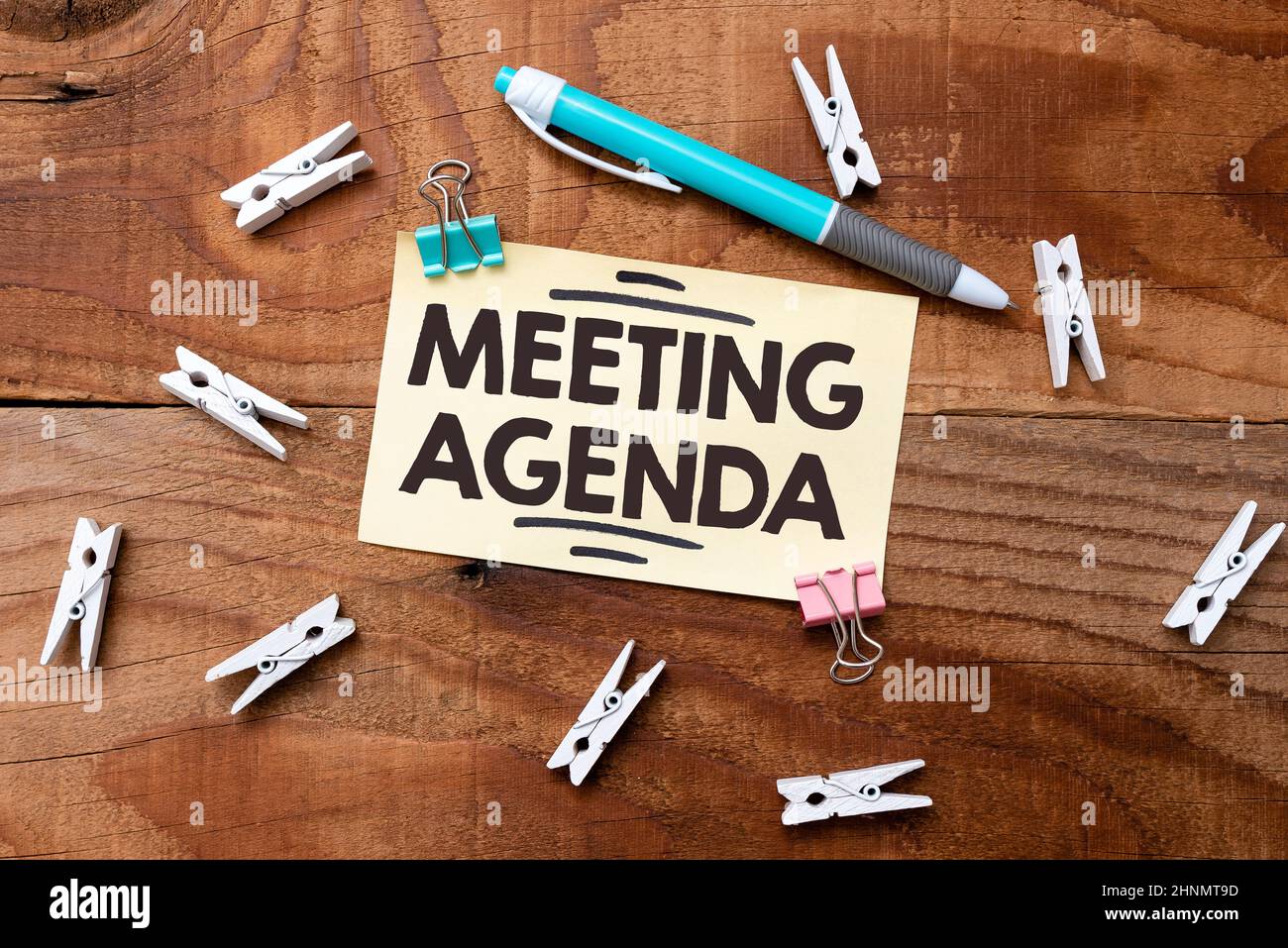 Conceptual display Meeting Agenda, Word for An agenda sets clear ...