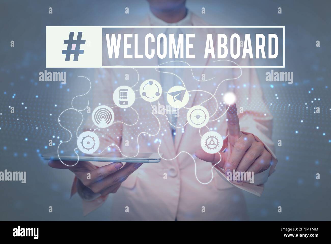 Text sign showing Welcome Aboard, Business overview Expression of ...