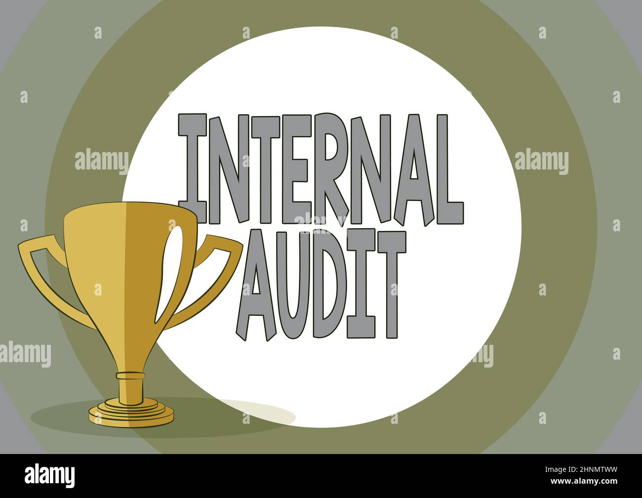 Sign displaying Internal Audit, Business concept Evaluates the ...