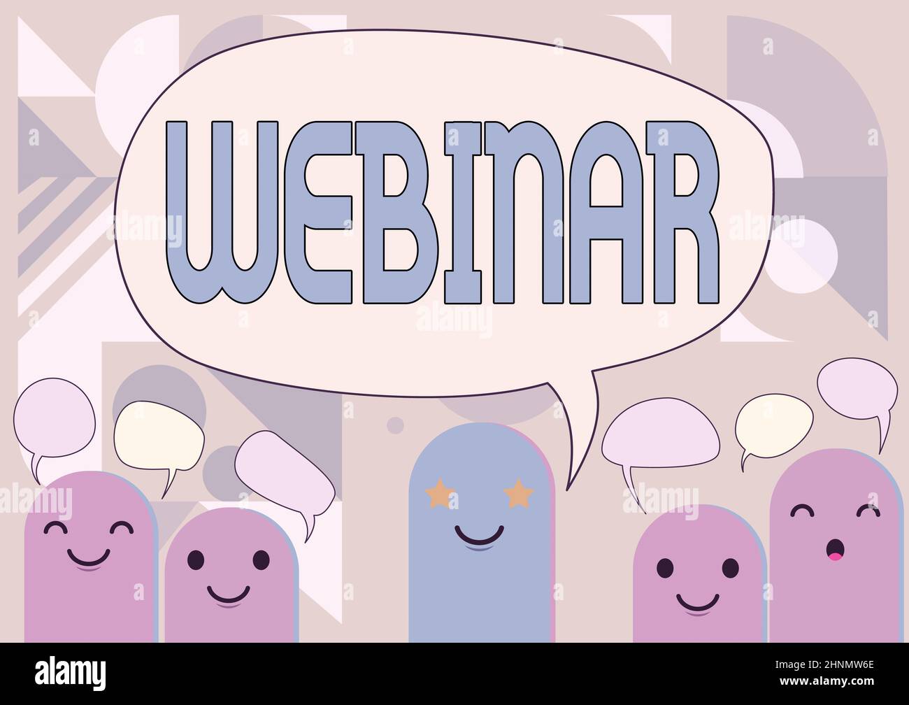 Writing displaying text Webinar, Business showcase seminar or other ...