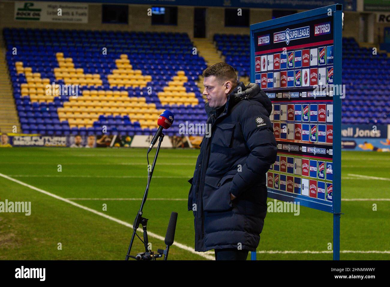 Lee Radford Head Coach of Castleford Tigers is interviewed by Jenna ...