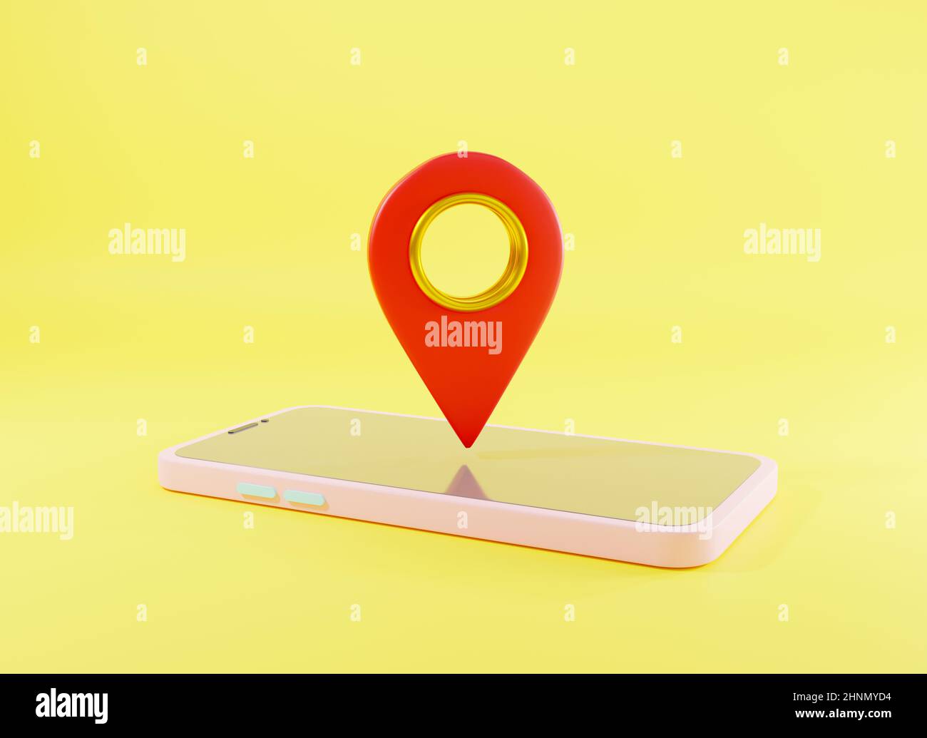 Map pinpoint symbol place location design style modern icon on screen ...