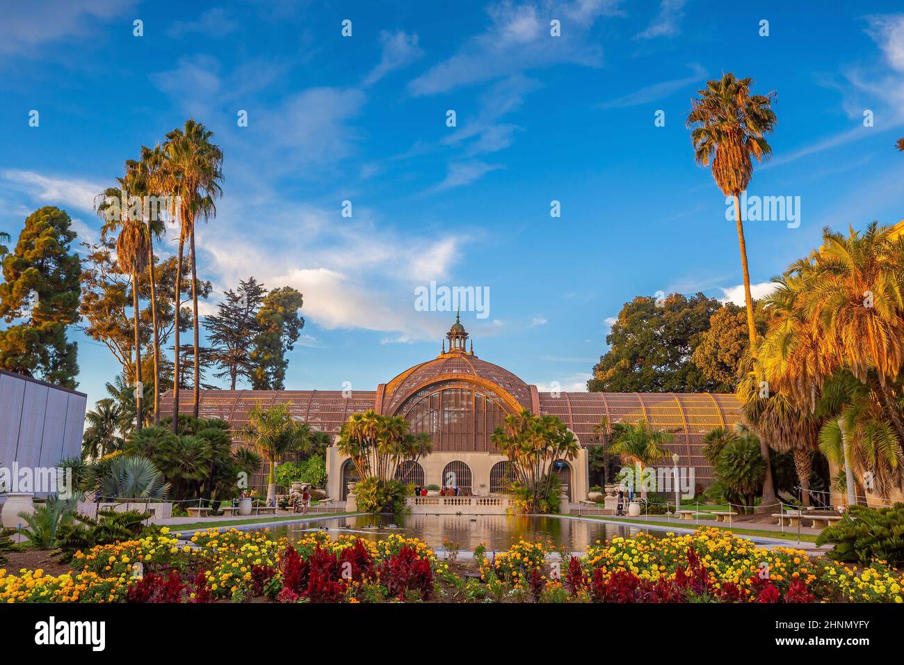 San Diego Balboa public park at sunset in California Stock Photo - Alamy