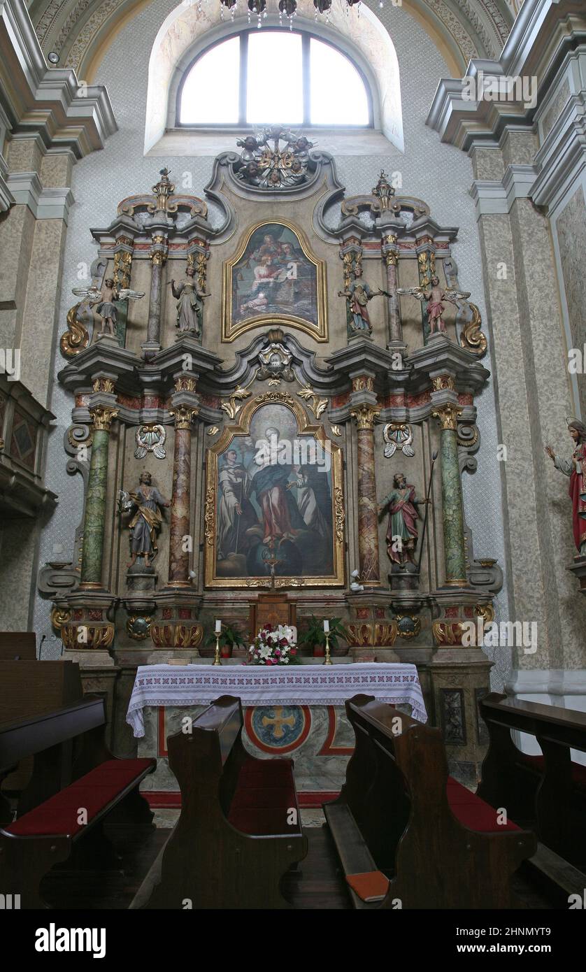 Altar of the Immaculate Conception in the Franciscan Church of St ...
