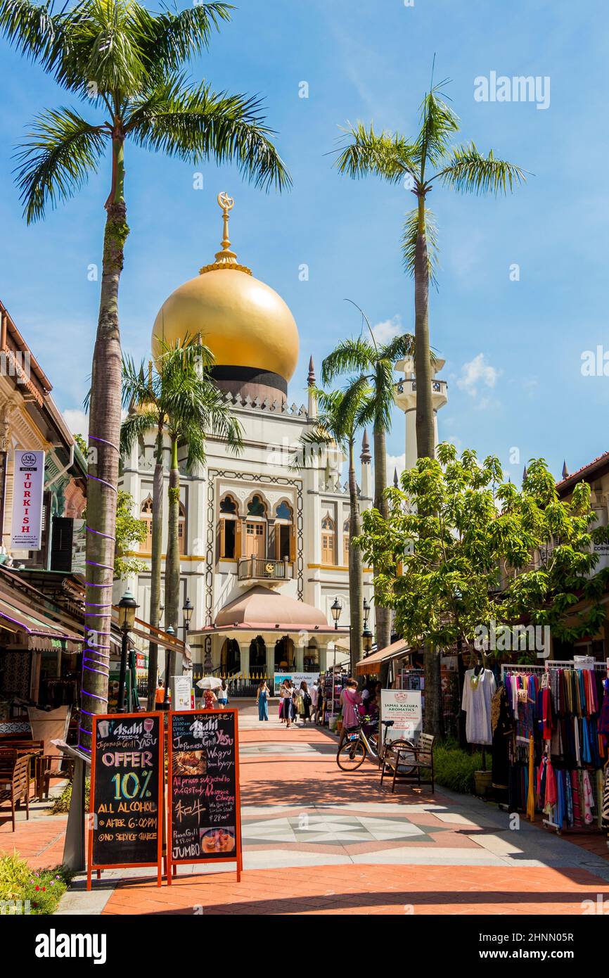 Masjid Sultan Mosque Arab Street, Singapore Stock Photo - Alamy
