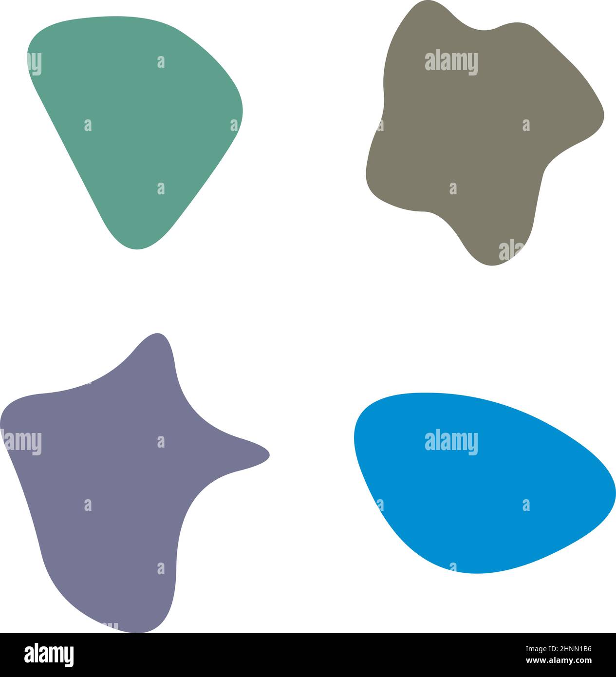 Random blotch, inkblot. Organic blob, blot. Speck shape.Splat, fleck ...
