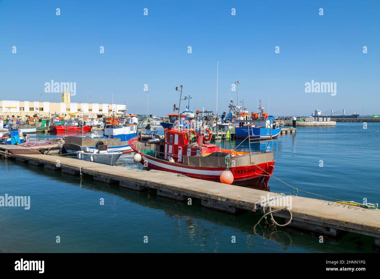 fishing port of Setubal Stock Photo - Alamy